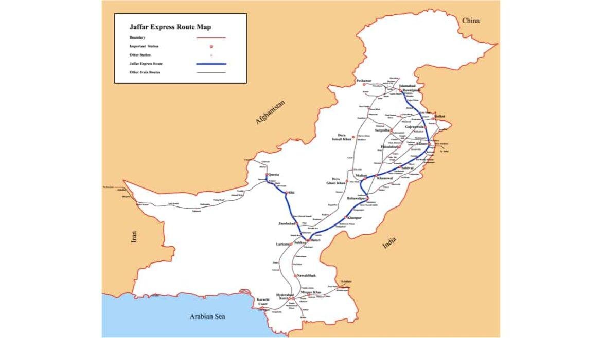 Jaffar Express Train Timing and Ticket Price